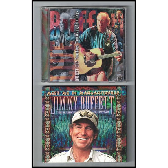 Media | 2 Jimmy Buffett Cds Meet Me In Margaritaville Buffett Live Tues ...